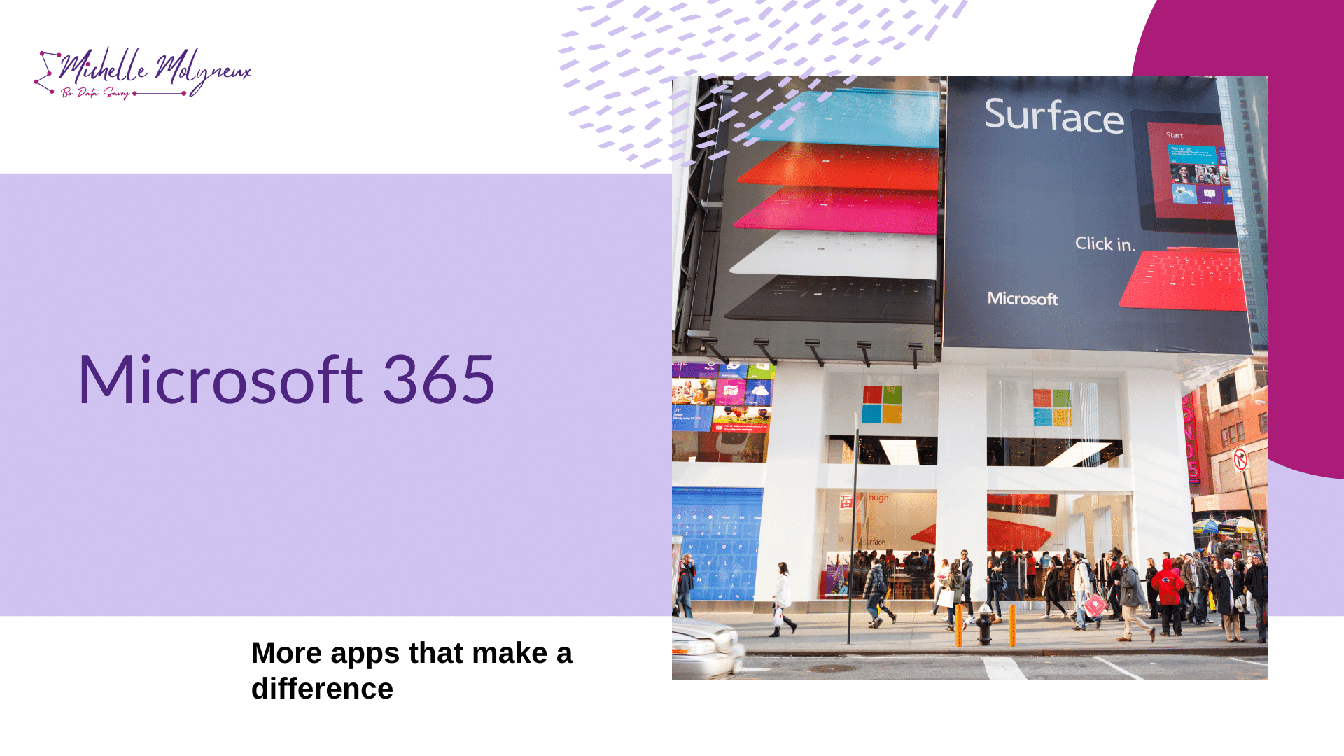 Microsoft Office 365: More apps that can make a difference - Michelle ...