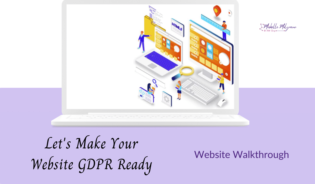 Our £9 offer - Make your Website GDPR-Ready - Michelle Molyneux